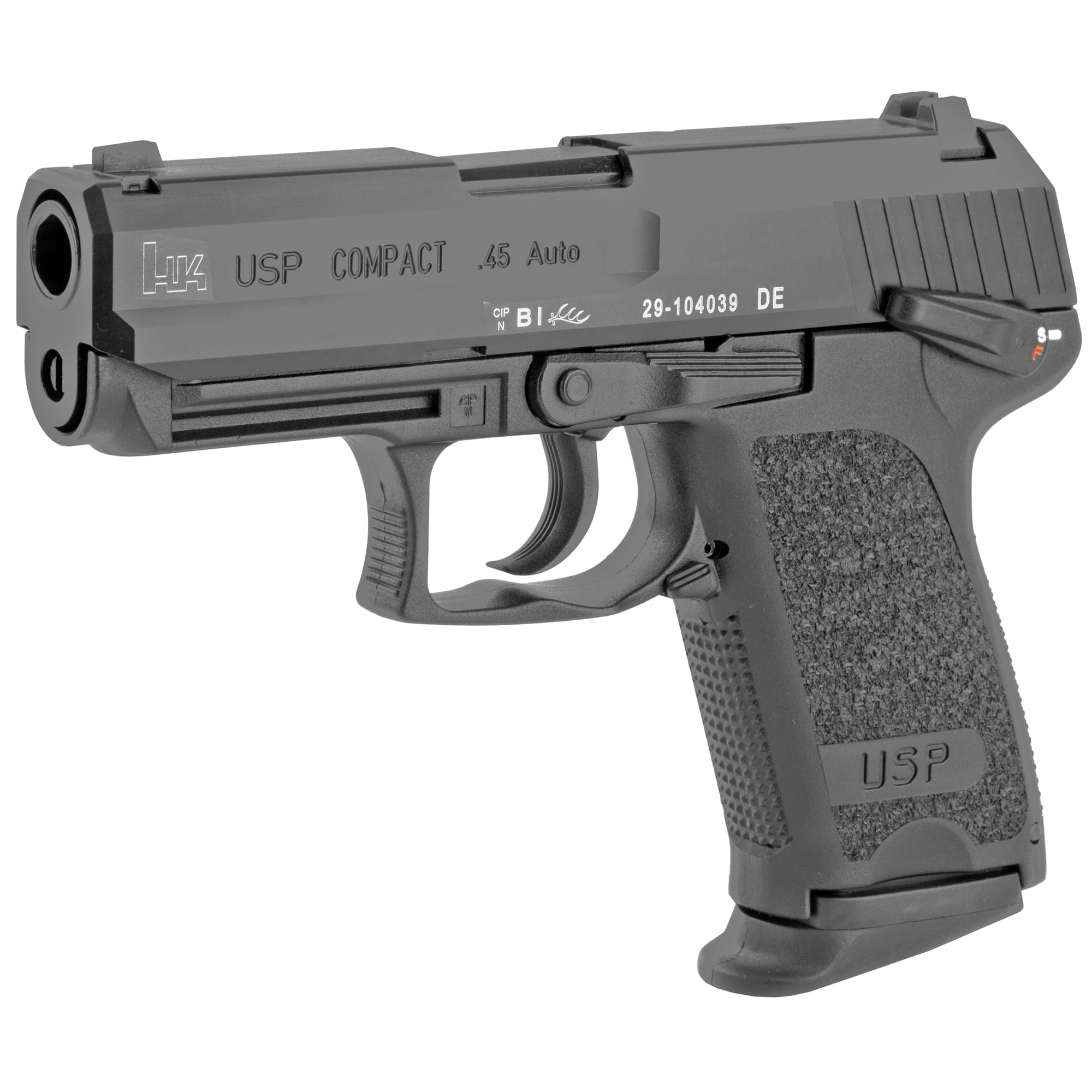 HK USP Compact 45ACP 3.78" Barrel DA/SA