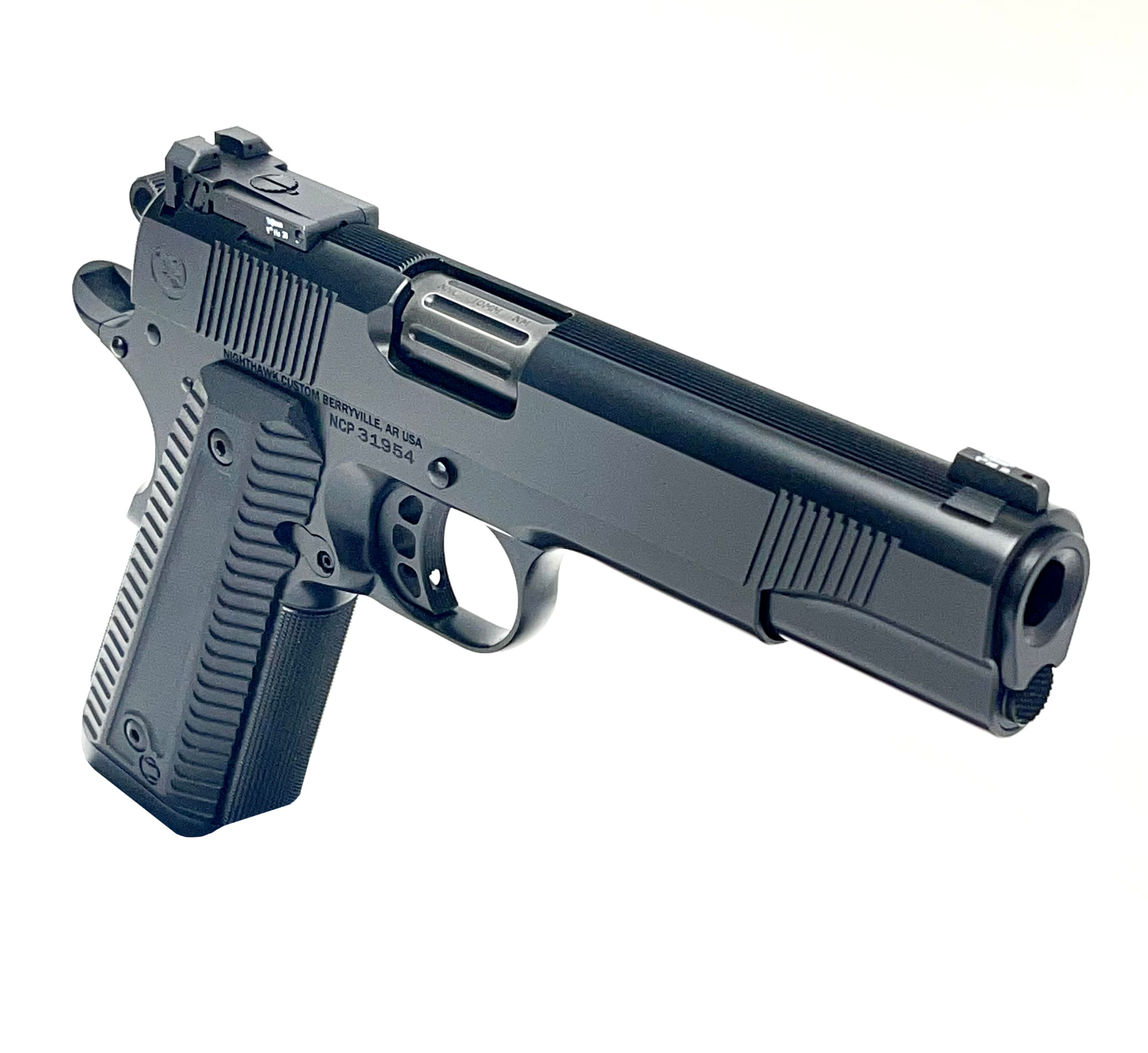 Nighthawk Custom Dominator Government NHDOMGOV10 Size 10mm Black Out