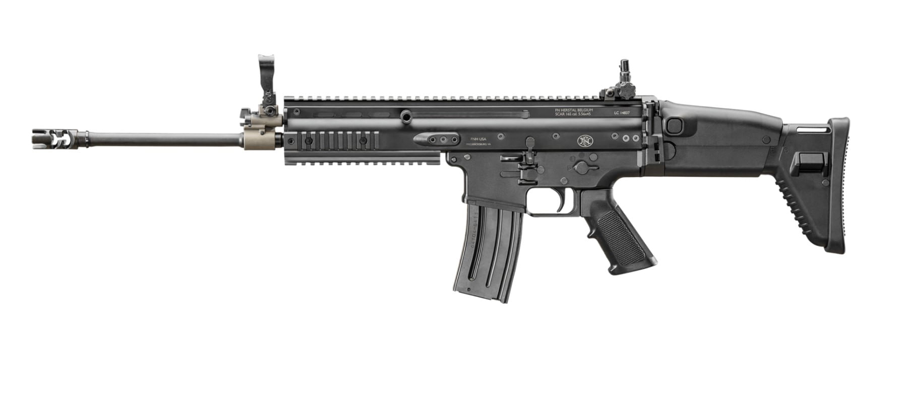 FN SCAR 16S 5.56/.223 16" Barrel Black Finish Side Folding Stock