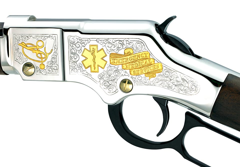Henry Golden Boy .22S/L/LR EMS Tribute Lever Action Rifle
